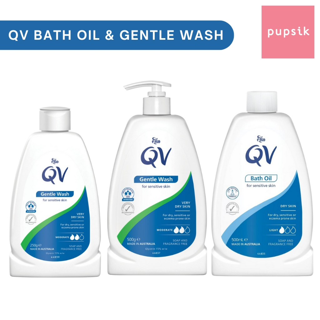 QV Bath Oil & Gentle Wash (3 Types) | Shopee Singapore
