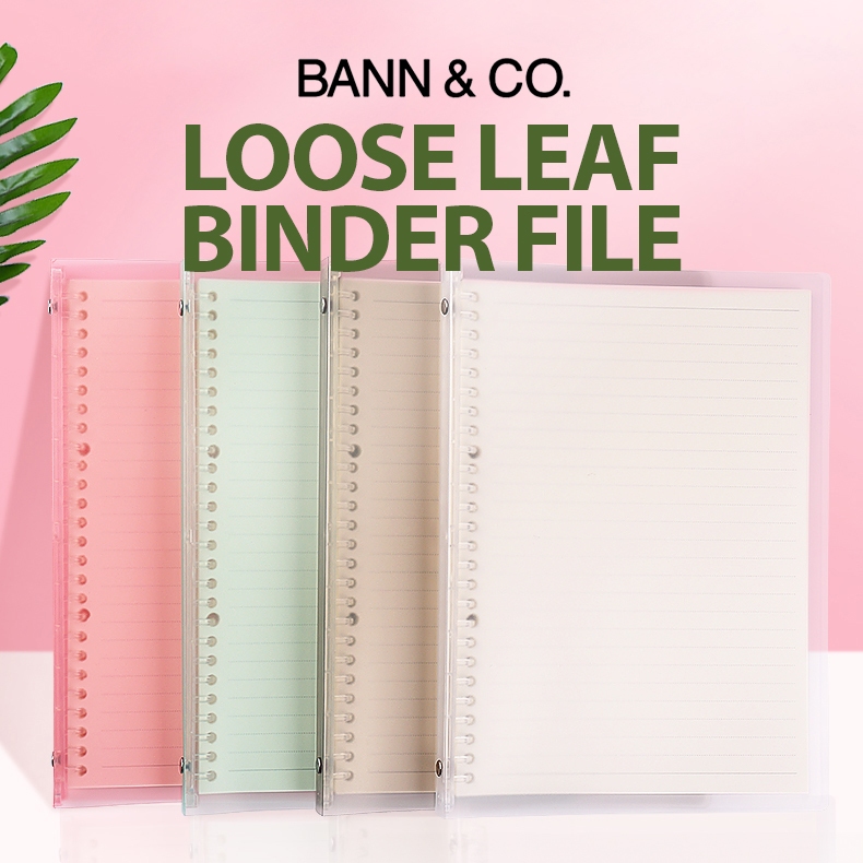 Refillable Ring Binder File/Folder - A5 (20 Holes) / B5 (26 Holes ...