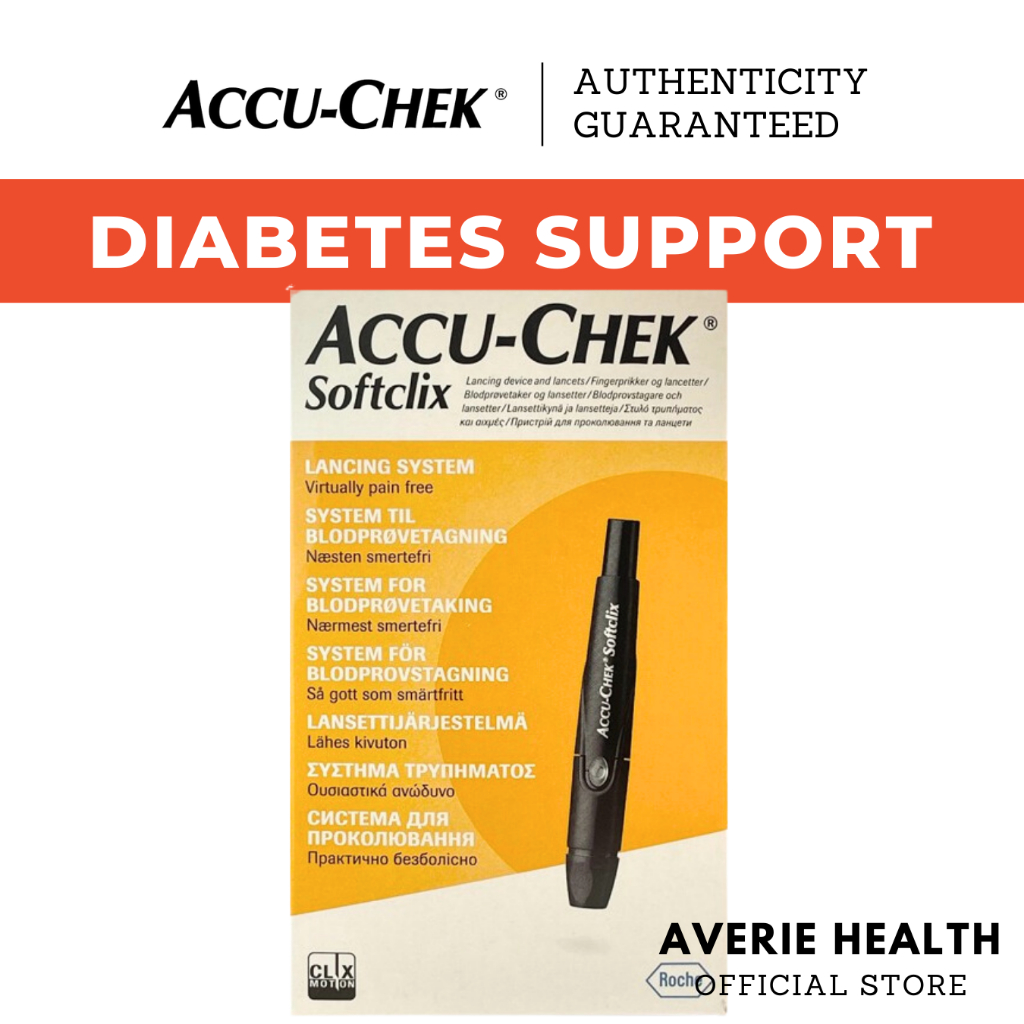 Accu-Chek Softclix Lancing Device Kit (Virtually Pain-free pricking ...