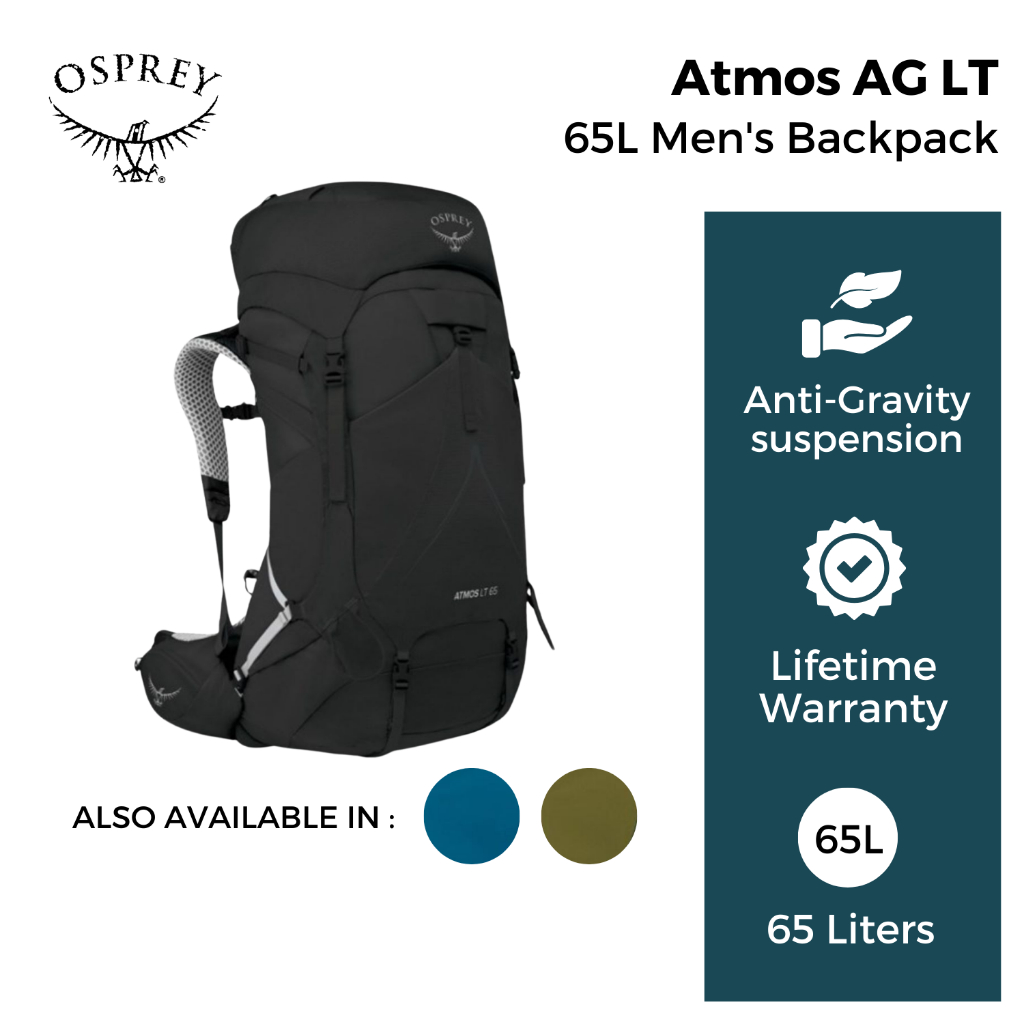 Osprey Atmos AG LT 65L Men's Backpack | Shopee Singapore