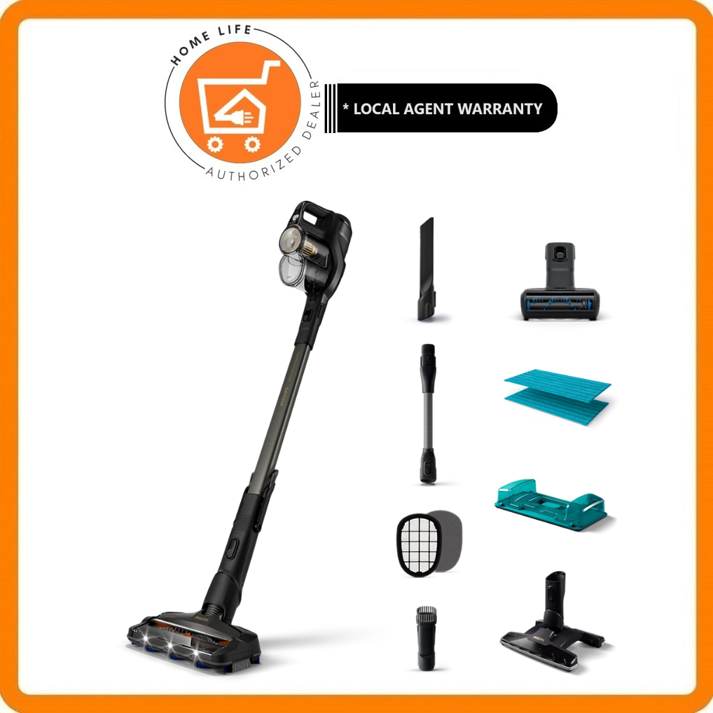 Philips XC8349/01 Aqua Plus Cordless Vacuum 8000 Series | Shopee Singapore