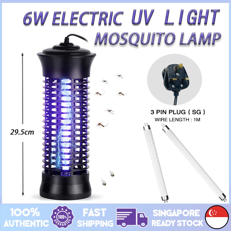 SG[Ready Stock]2025 Electric Shock Mosquito Lamp Indoor Quiet UV Light ...