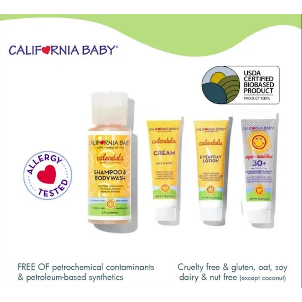 Newborn Travel Skincare Essentials Kit by California Baby & Earth Mama ...