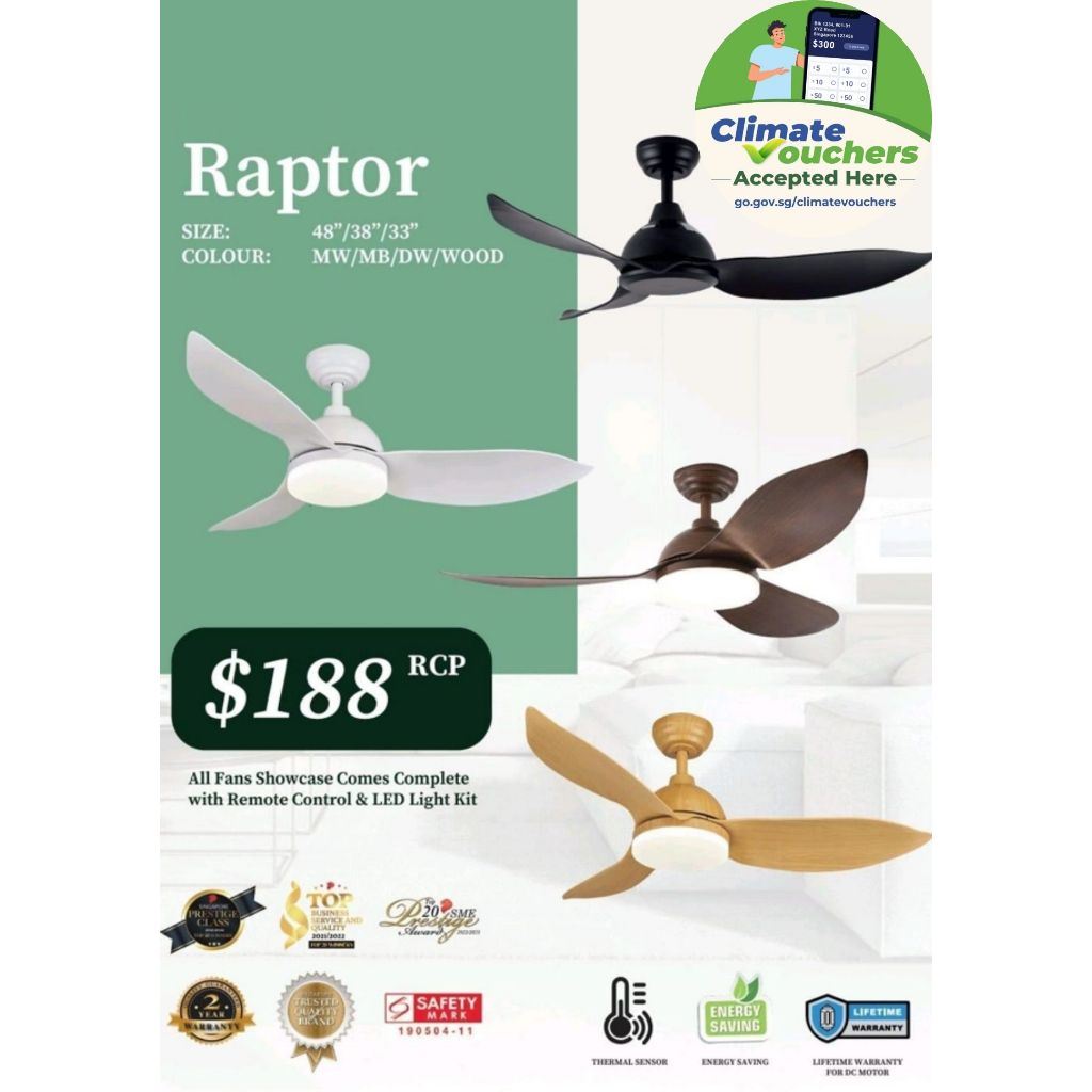 [CLIMATE VOUCHER] Raptor Fan | Shopee Singapore