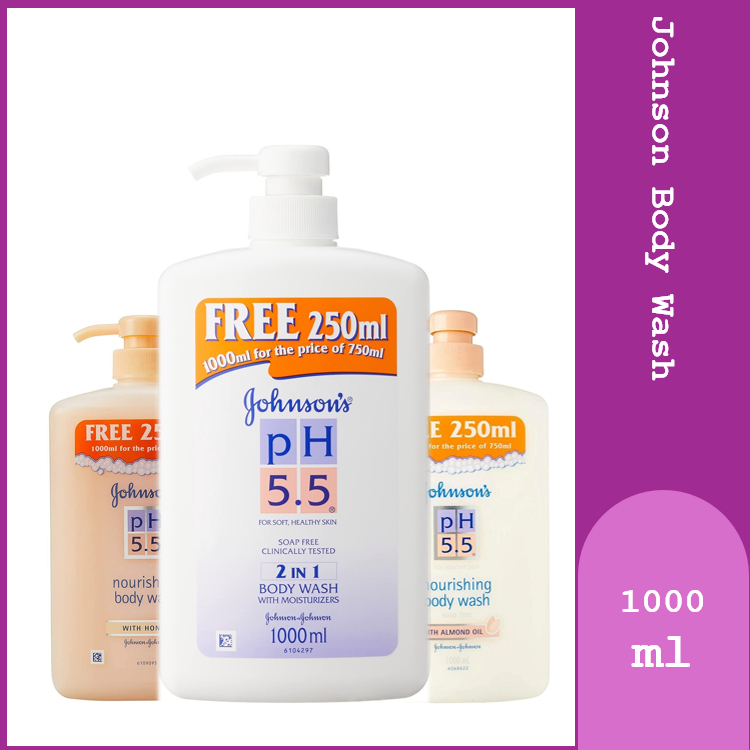 Johnson pH5.5 Body Wash, 500ml Refill/1000ml | Shopee Singapore