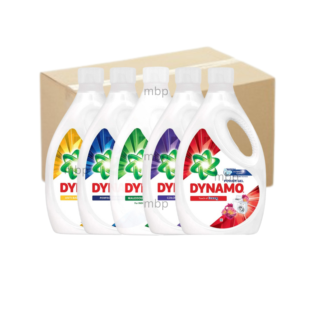 Dynamo Liquid Power Gel Detergent 2.5kG Bottle/Refill Pack Bundle Deal ...