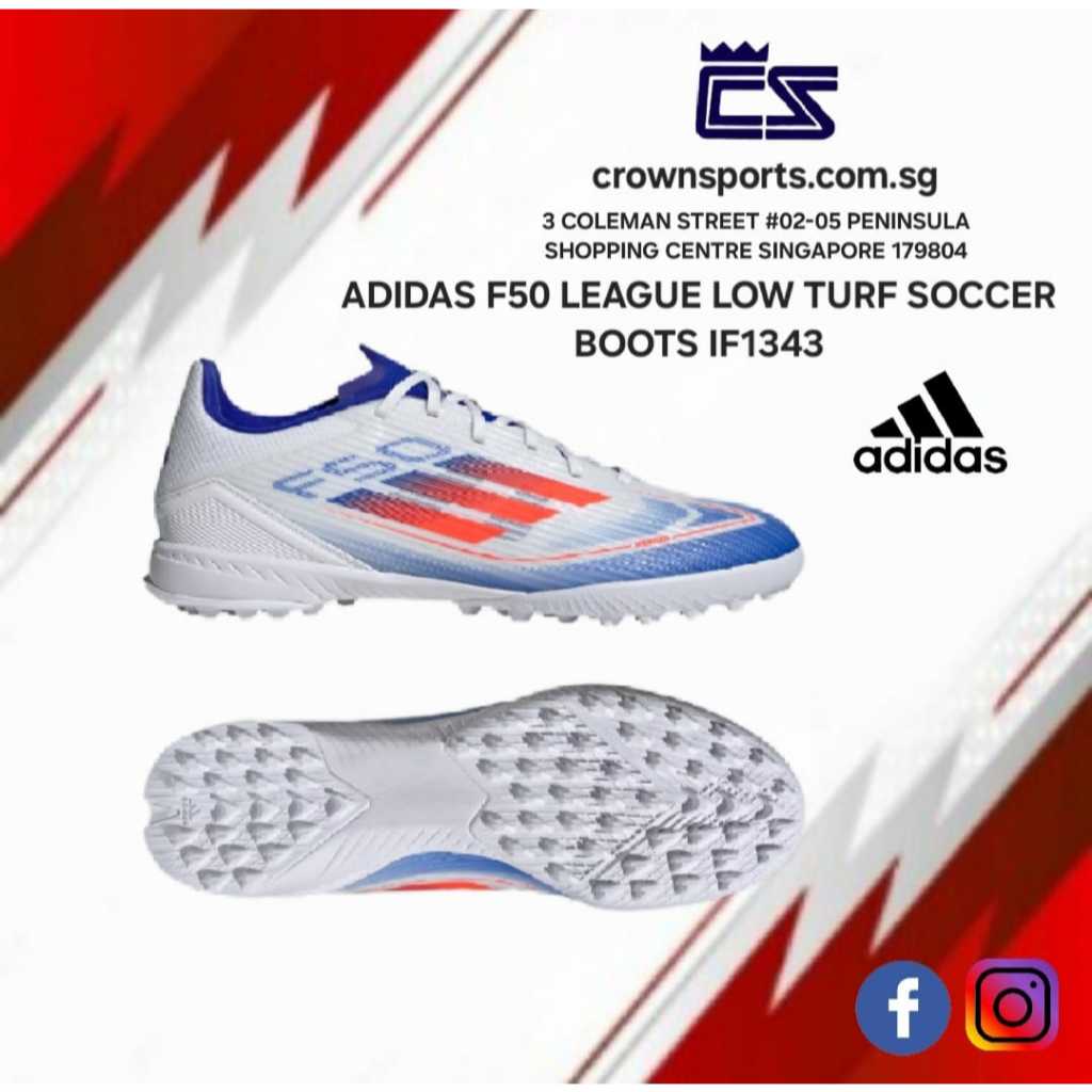 ADIDAS F50 LEAGUE LOW TURF SOCCER BOOTS IF1343 | Shopee Singapore