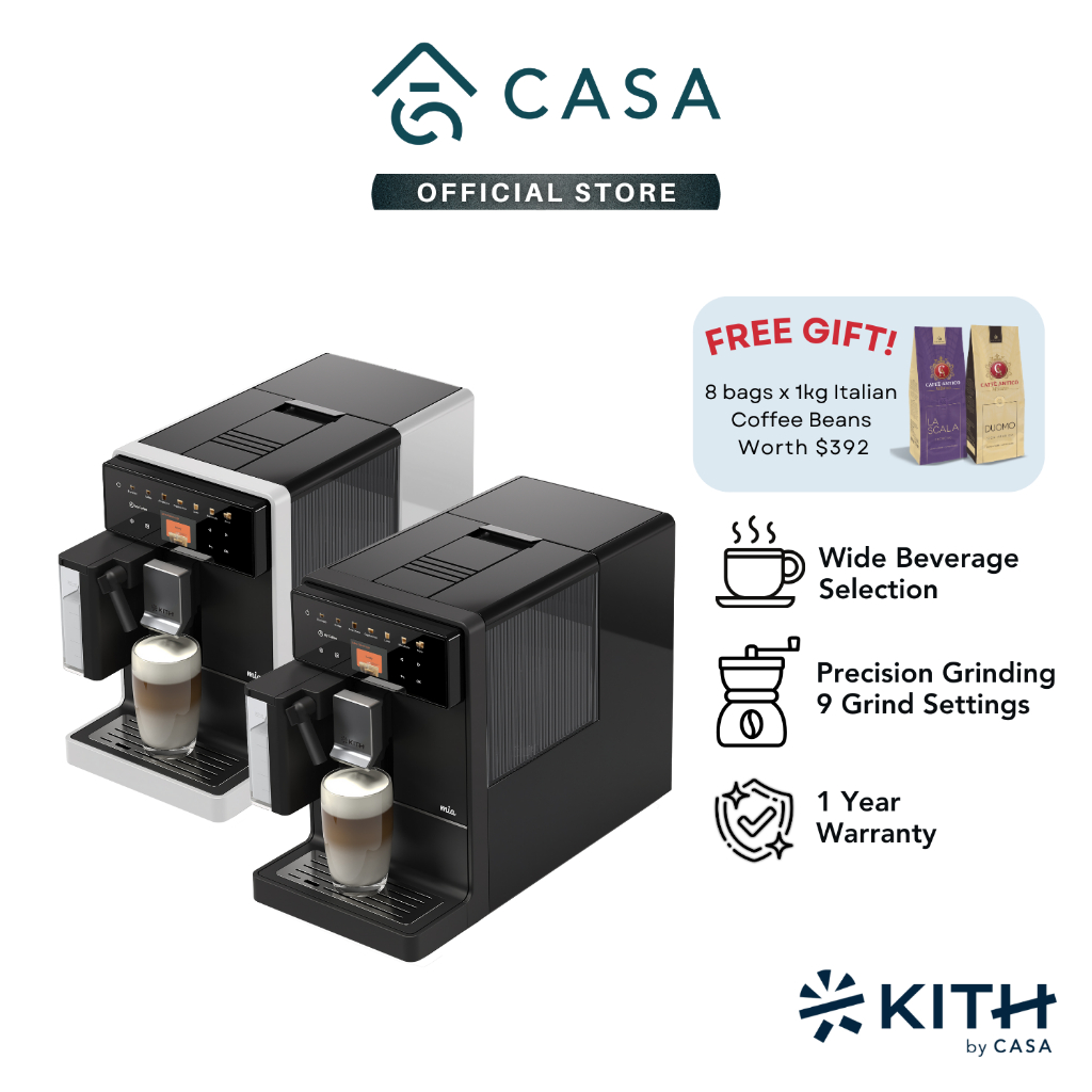 KITH MIA Fully Auto Coffee Machine | Bean to Cup | 15 Beverages ...