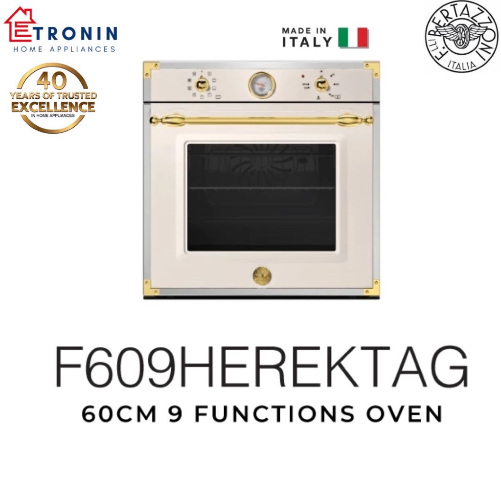 Bertazzoni 60cm Heritage 9-function Oven with Thermometer ...