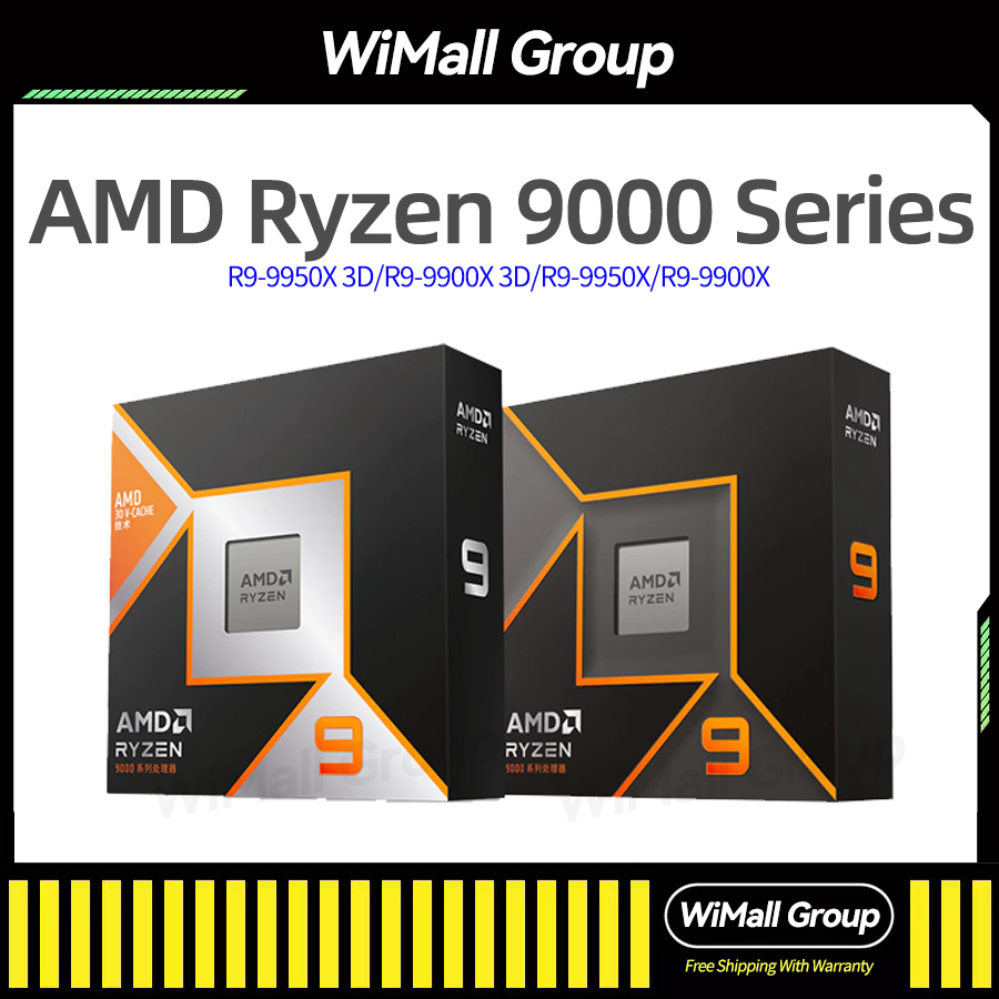 AMD Ryzen 9000 series CPU/Ryzen 9 9950X3D AMD R9 9900X3D Ryzen 9 9950X ...