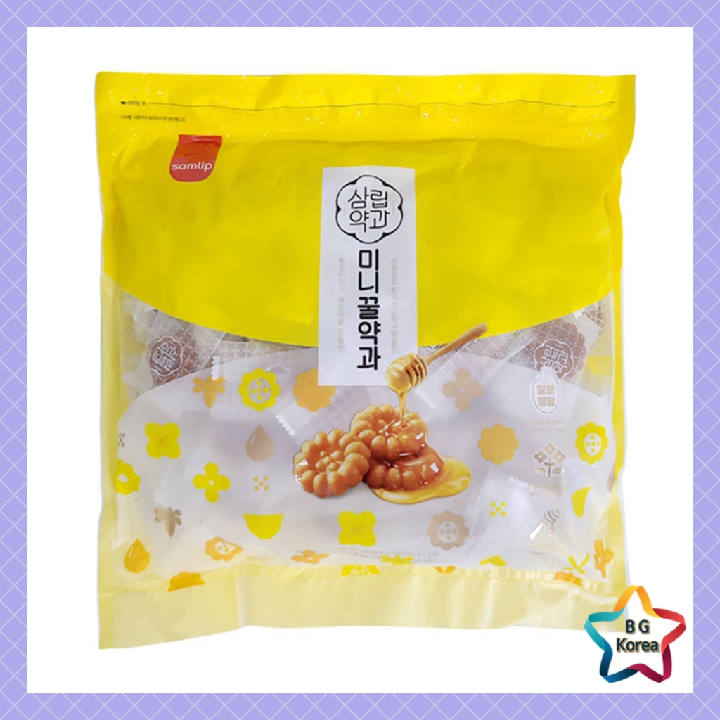Samlip Mini Honey Yakgwa 1Kg Korean Traditional Snack /Sweet Cake ...