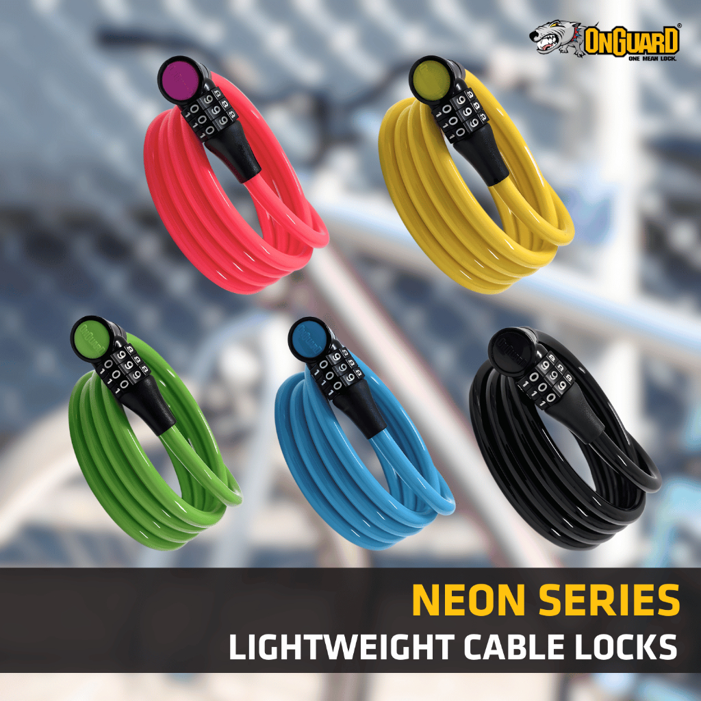 OnGuard Neon Series Cable Number Locks (8194) | Shopee Singapore
