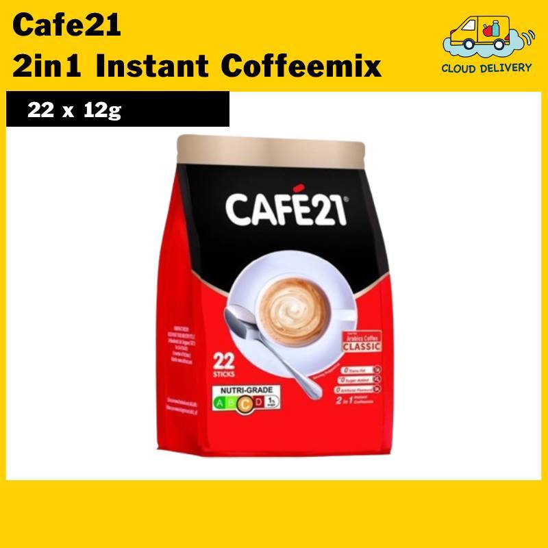 Cafe21 2in1 Instant Coffeemix (22 x 12g) | Shopee Singapore