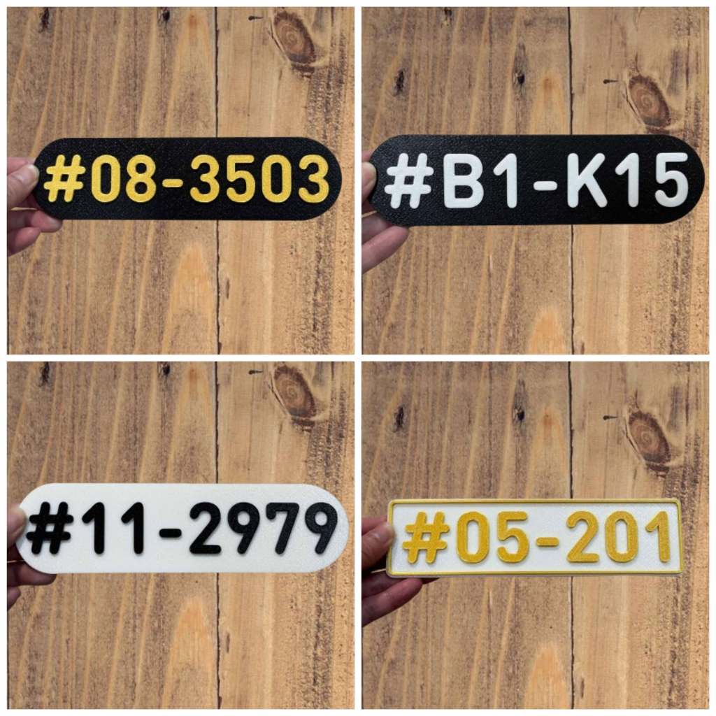 [SG seller] Customized House Unit Number | Door Sign Gate Sign | HDB ...