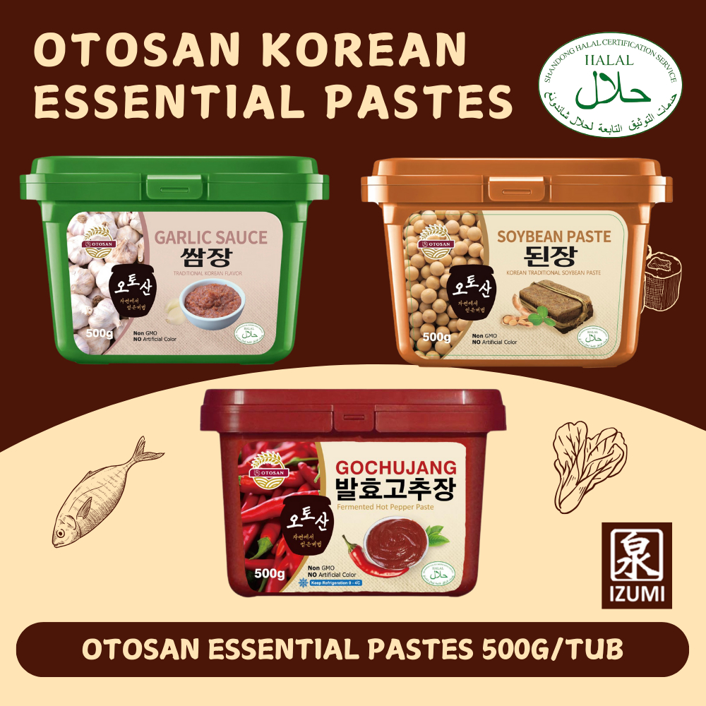 HALAL | Otosan Korean Essential Pastes Gochujang Ssamjang Doenjang ...