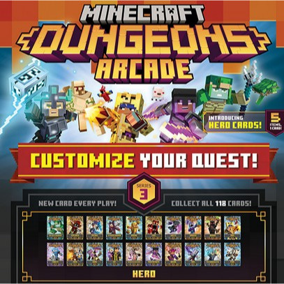 Minecraft Dungeons Arcade Hero and Unique Cards | Shopee Singapore
