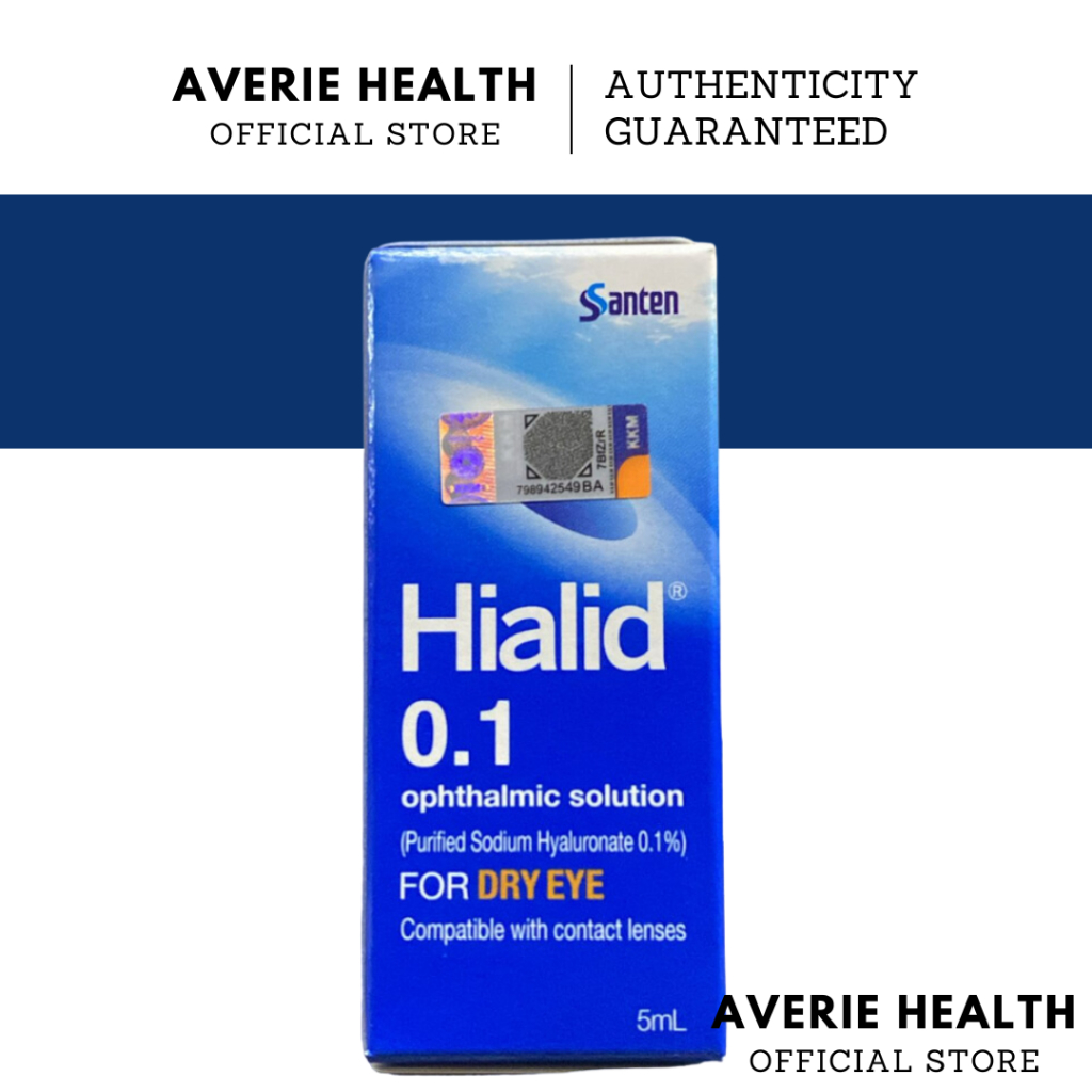 Hialid 0.1% Eye Drop Ophthalmic Solution 5ml | For Dry Eyes | Shopee ...
