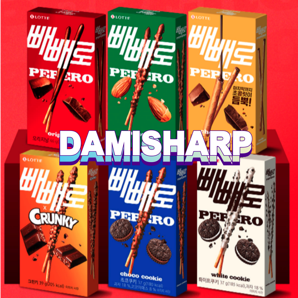 Lotte Pepero Collection of 5 Type [Korea Stick Snacks] | Shopee Singapore