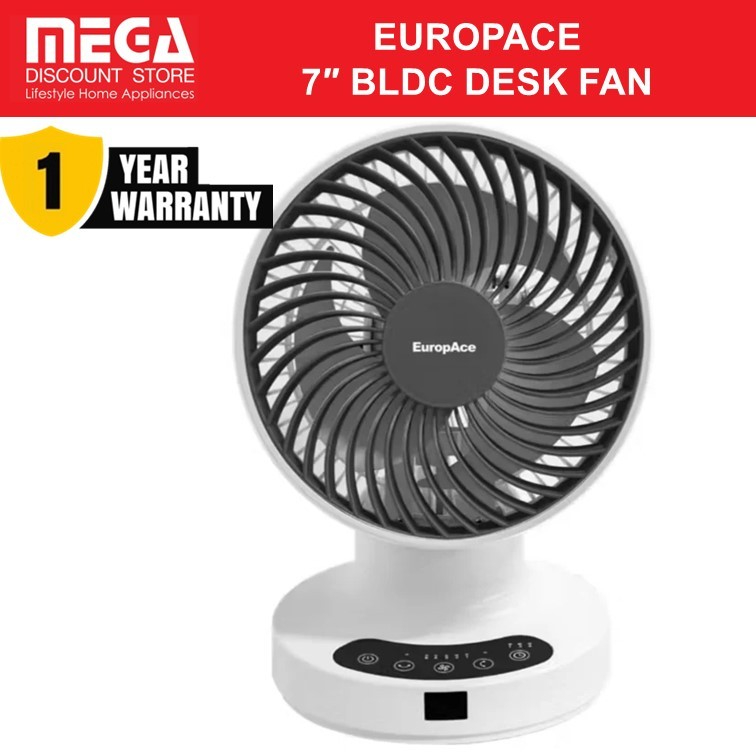 EUROPACE EDF5731DWH 7″ BLDC DESK FAN | Shopee Singapore