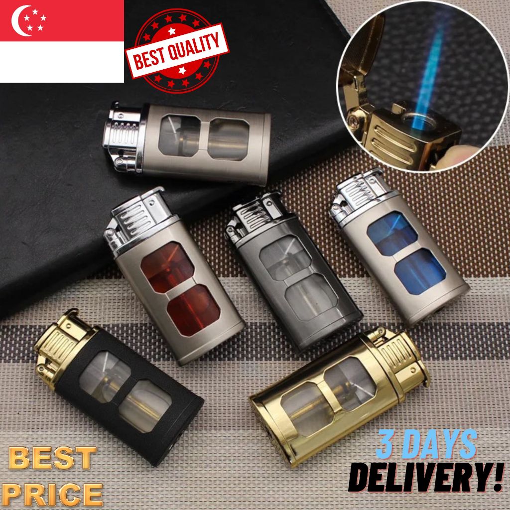 🔥SG SELLER🔥Classic Retro WindProof Lighter/Adjustable Flame/Luxury ...