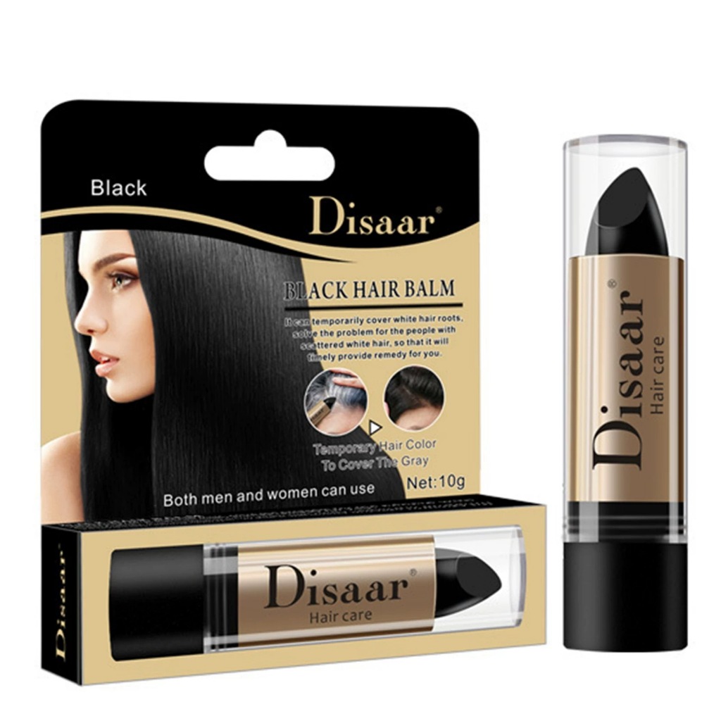 DISAAR One Time Hair Dye Colour Stick 2 PCS (Black / Brown) | Shopee ...