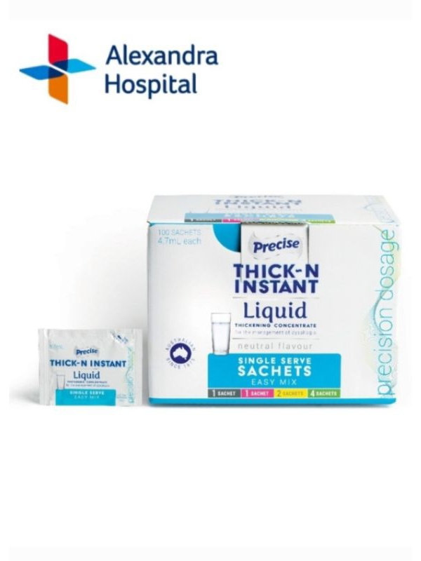 PRECISE THICK-N INSTANT LIQUID SACHETS 4.7ML 100 sacs/box - expiry date ...