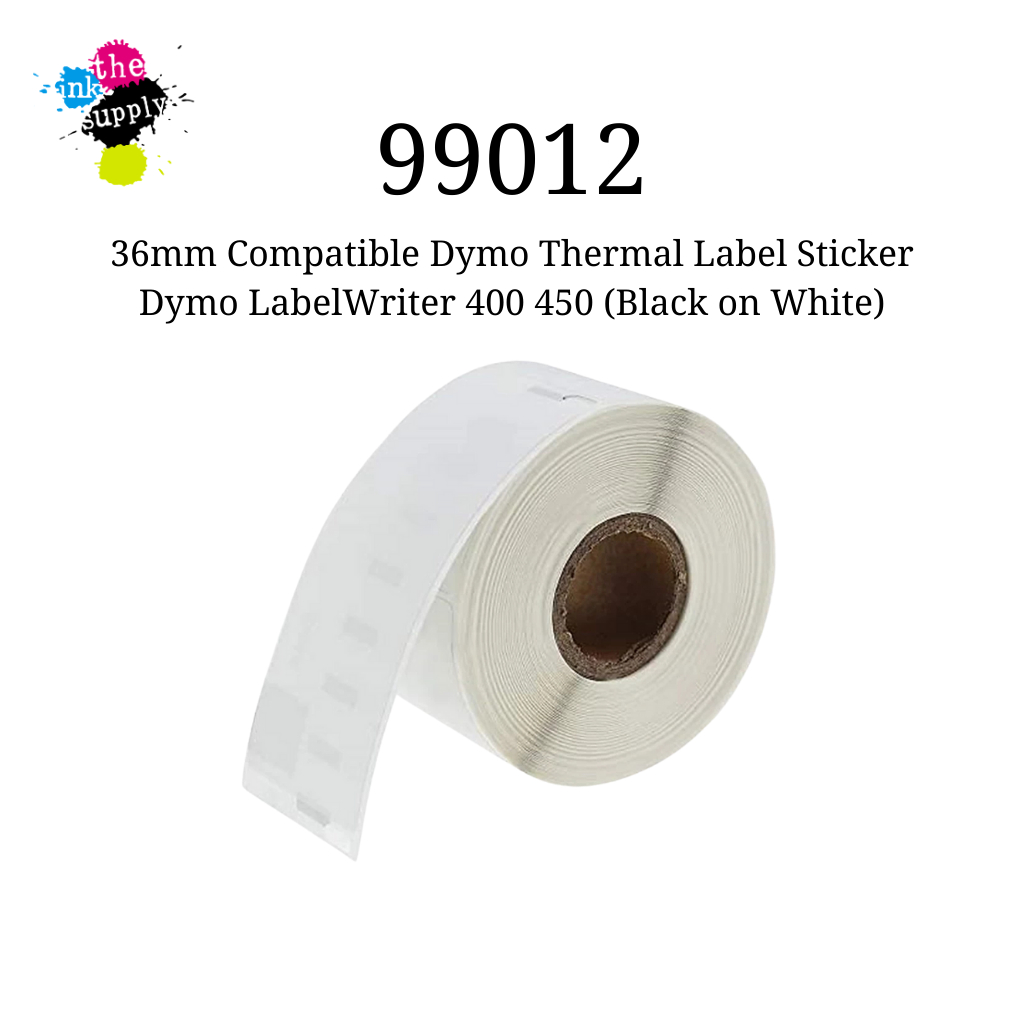 [99012] 36mm Compatible Dymo 99012 Thermal Label Sticker Dymo ...