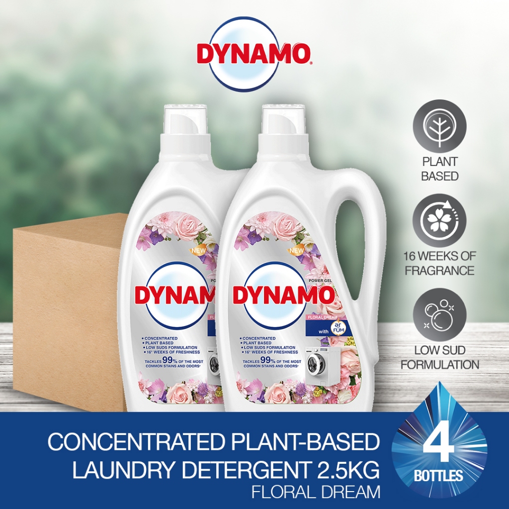 [NEW] DYNAMO x ar FÜM Plant Based Laundry Liquid Detergent 2.5kg x 4 ...