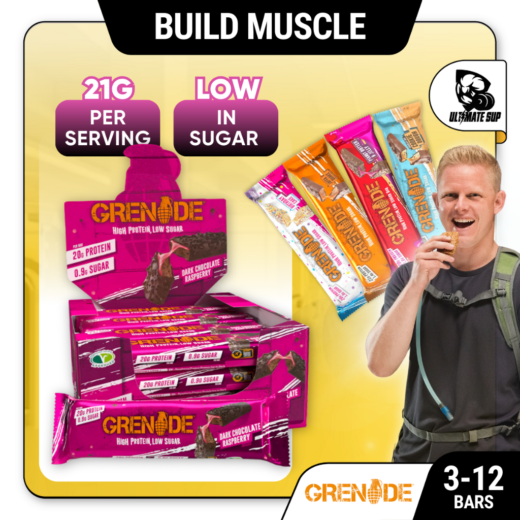 Grenade Carb Killa High Protein and Low Sugar Candy Bar helps Build ...