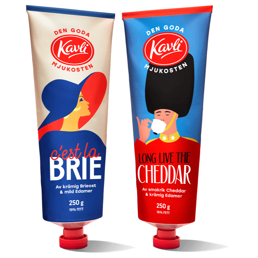 KAVLI cheese spread (Made in SWEDEN) 275g Easy- Squeeze tube | Shopee ...