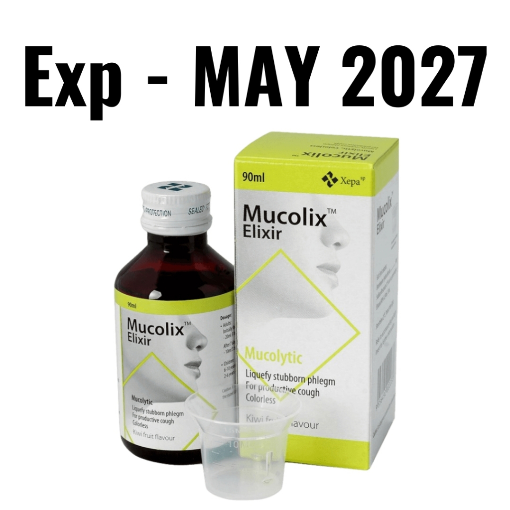 Mucolix Elixir 90ml – Fast Relief for Productive Cough & Phlegm | Kiwi ...