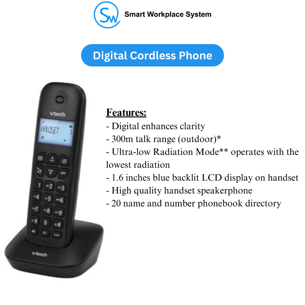 Vtech ES2310A Digital Cordless Phone | Shopee Singapore