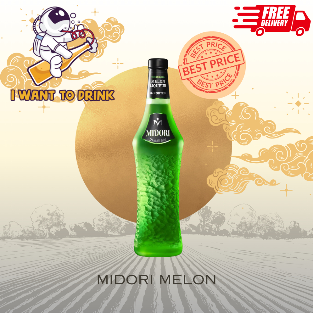 Midori Melon 700ml - Premium Liqueur – Smooth & Flavorful | Shopee ...