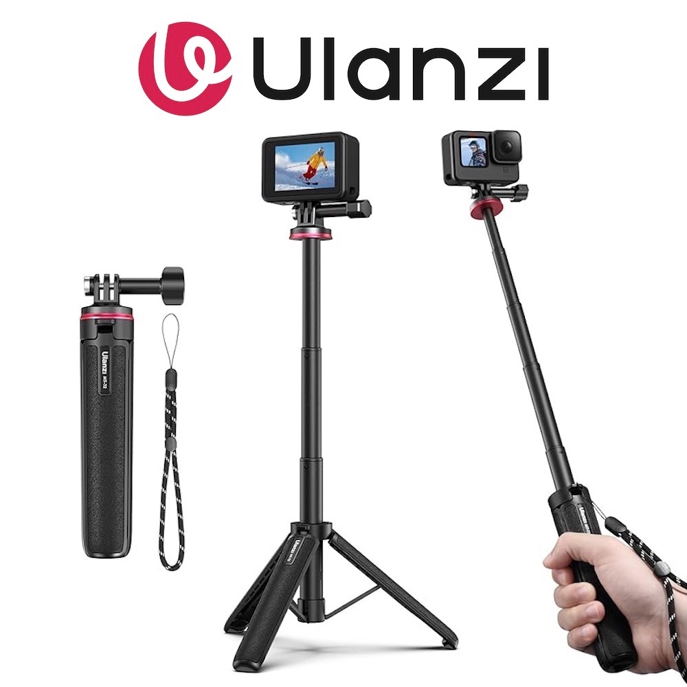 Ulanzi MT-72 50cm Mini Tripod Selfie Stick Hand Wrist Strap for GoPro ...