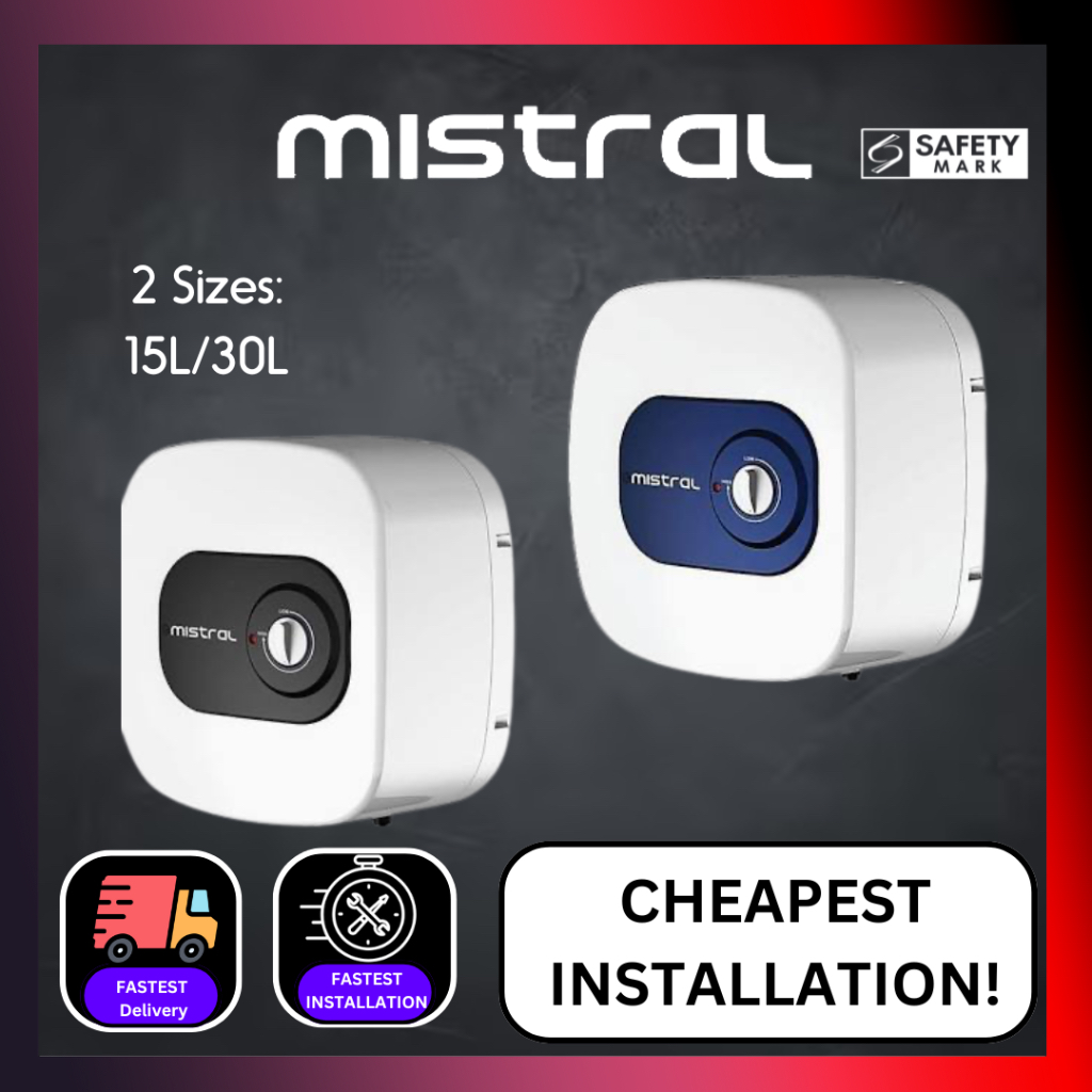 CHEAPEST INSTALL Mistral Storage Water Heater 15 Litre / 30 Litre ...