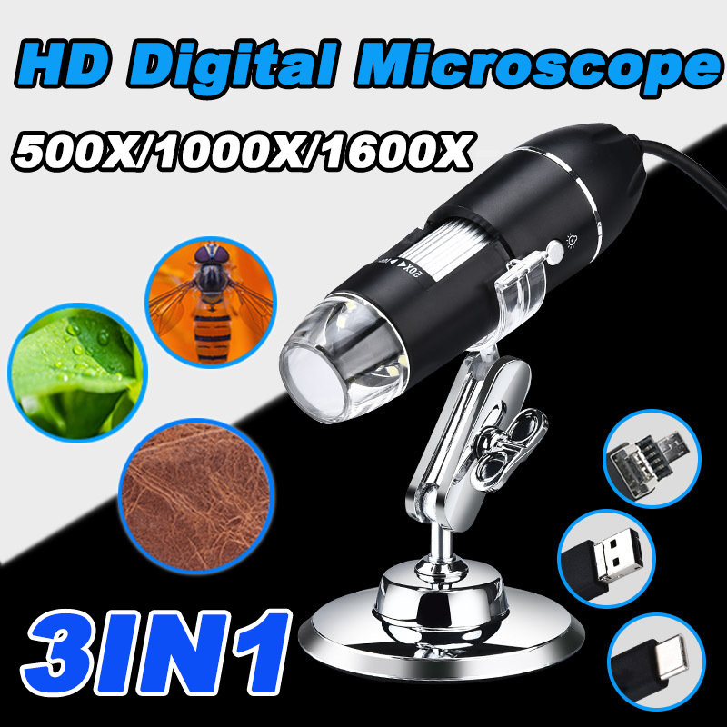 1600X Electronic Handheld Portable Digital USB Interface Electron ...