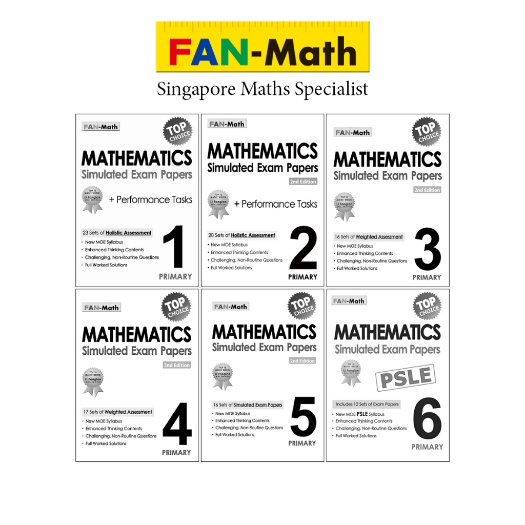 P1 to P6 Math Exam Papers – Exam Practice (Singapore Syllabus) | Shopee ...