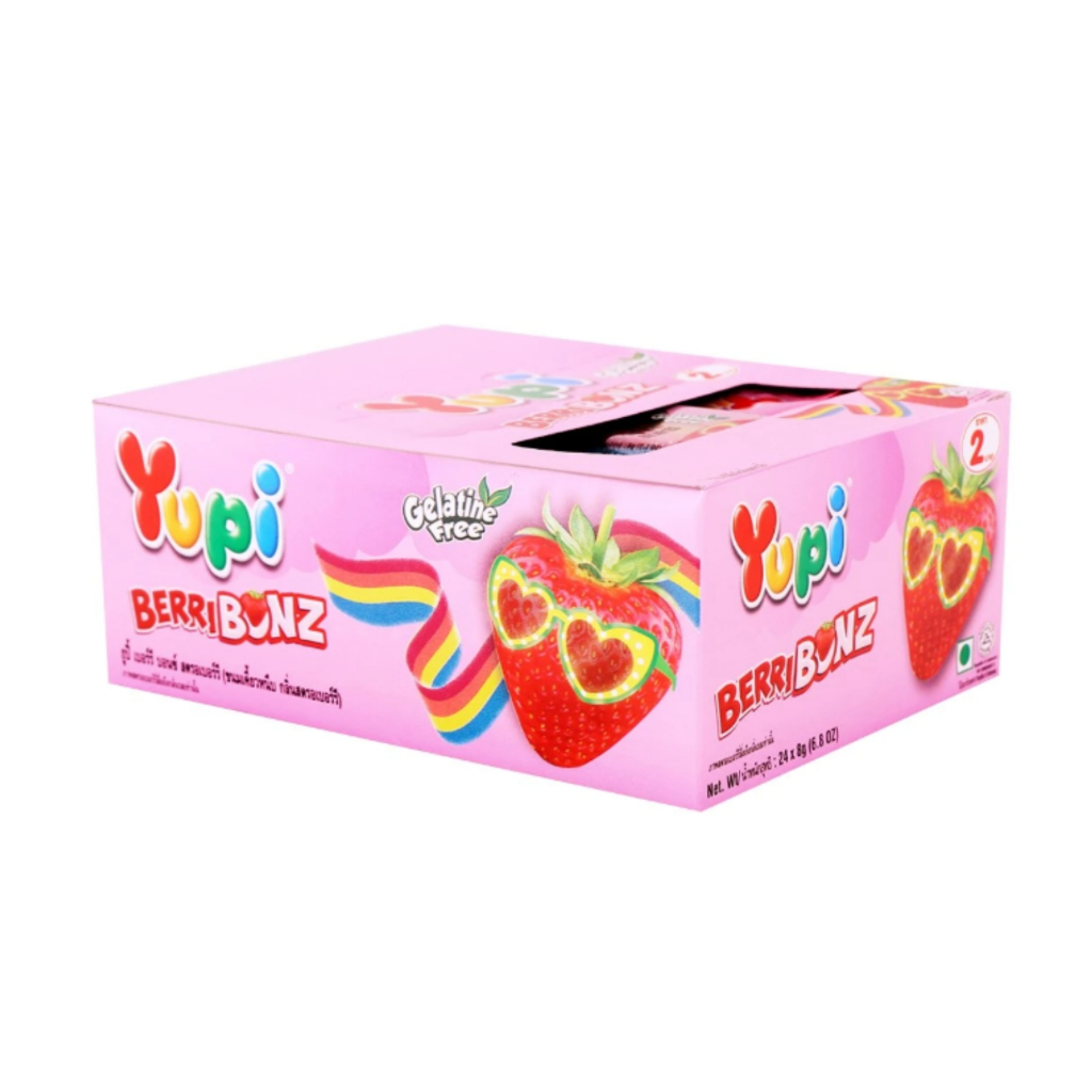 Yupi Gummy Candy 24pcs/box - Fruity, Chewy, Fun Treats for All Ages ...