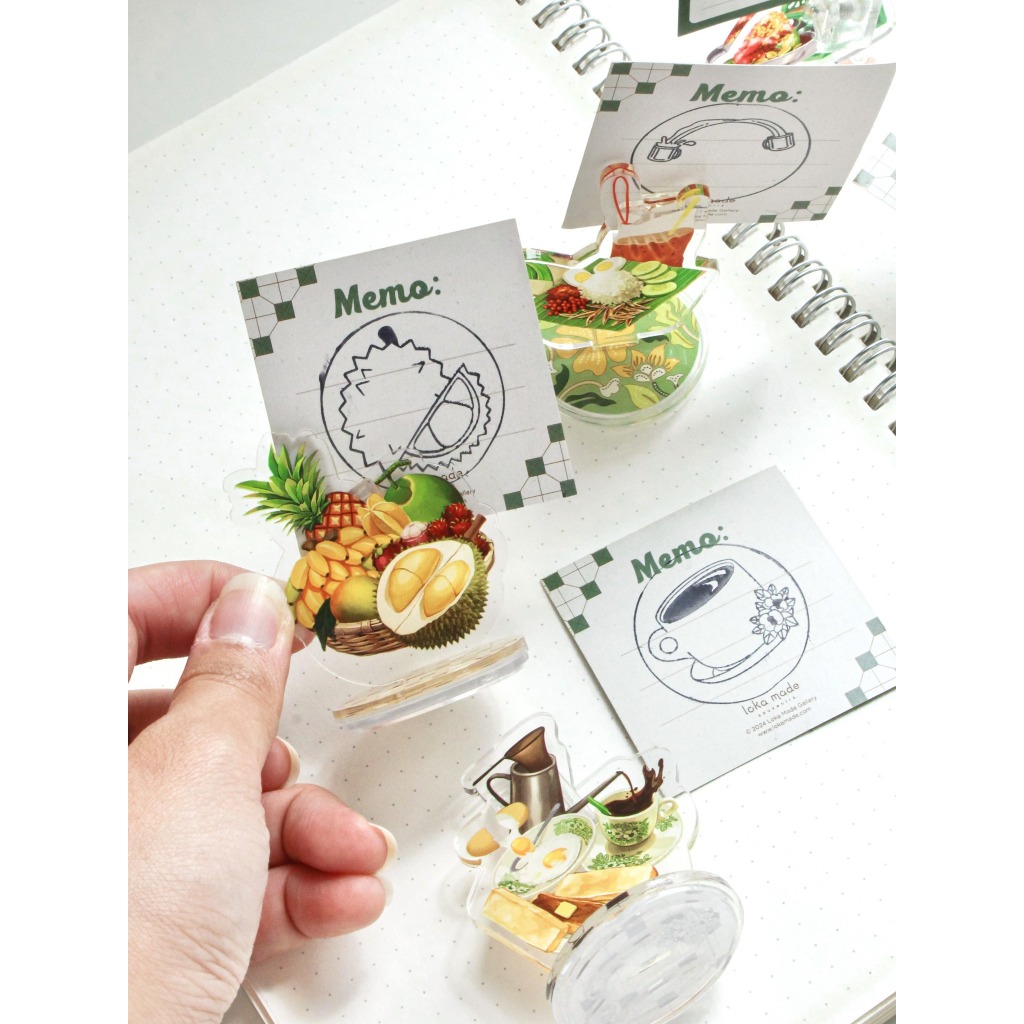 Loka Made Local Delights Standee Clip Stamp | Shopee Singapore
