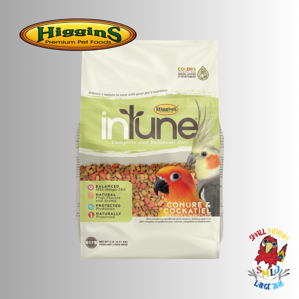 Higgins Intune Conure & Cockatiel 2LB | Shopee Singapore