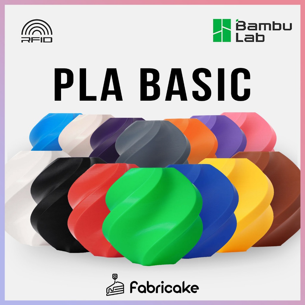 [SG Stock] Bambu PLA Basic | 1KG Official Bambu Lab 3D printing ...