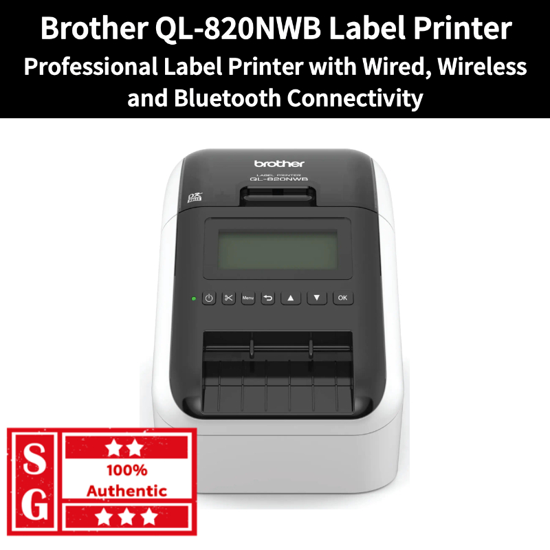 Brother QL-820NWB Label Printer Brother Bluetooth Label printer Brother ...