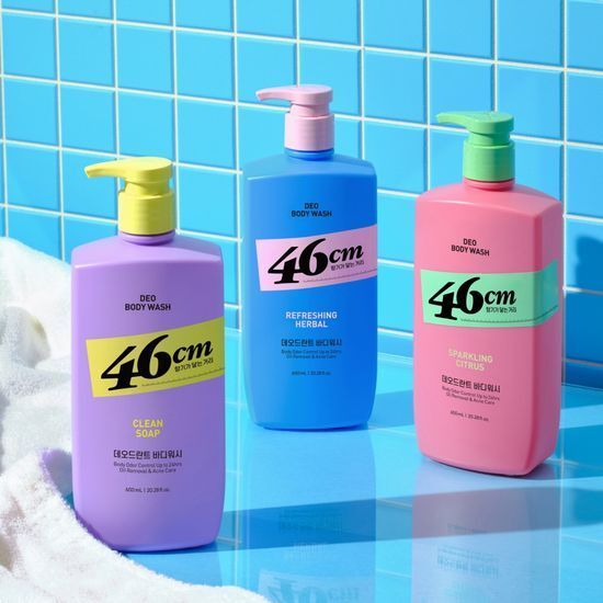 46CM Deodorant Body Wash pH Balanced Anti-Odor Solution for Sweat ...
