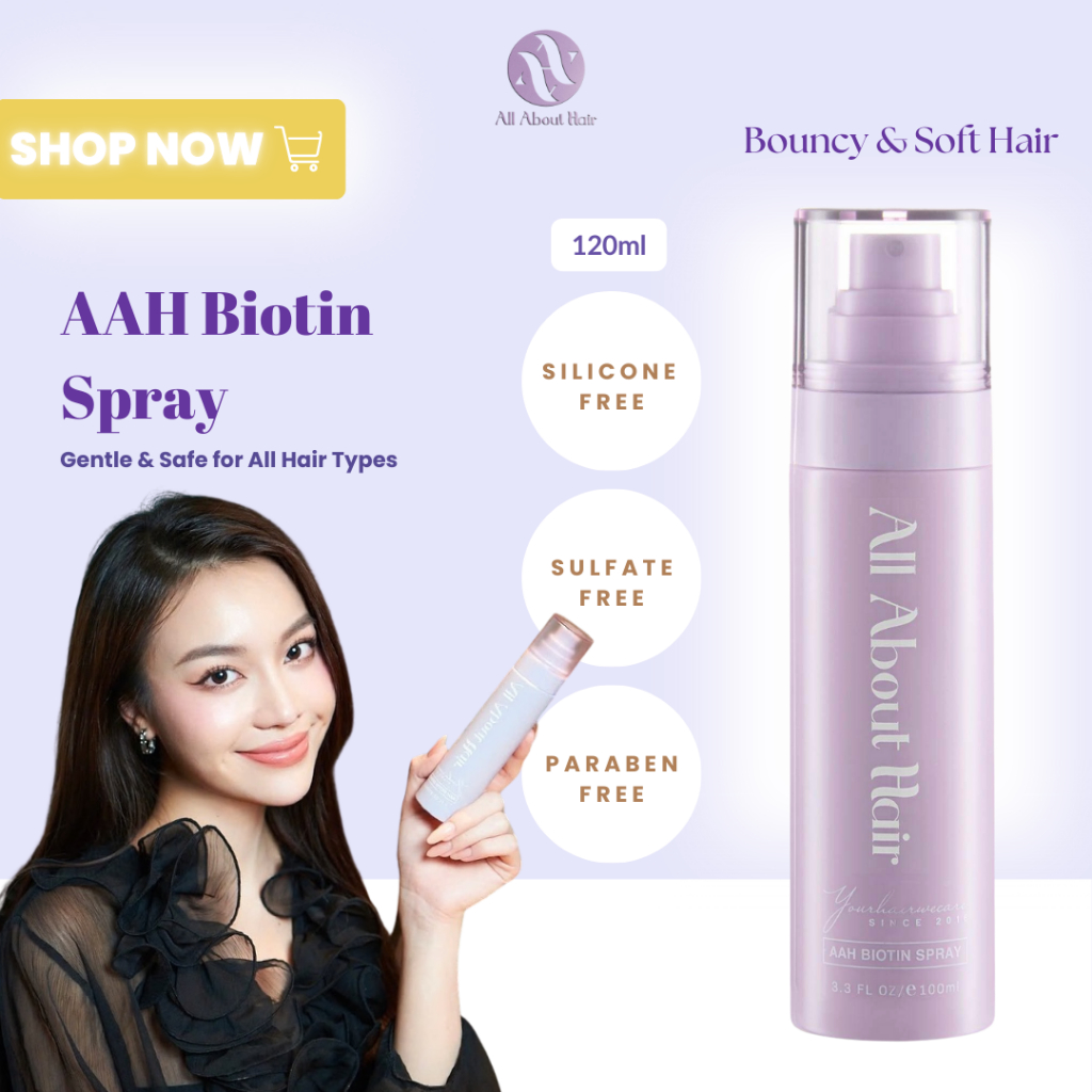All About Hair Biotin Spray (120ml) | Shopee Singapore