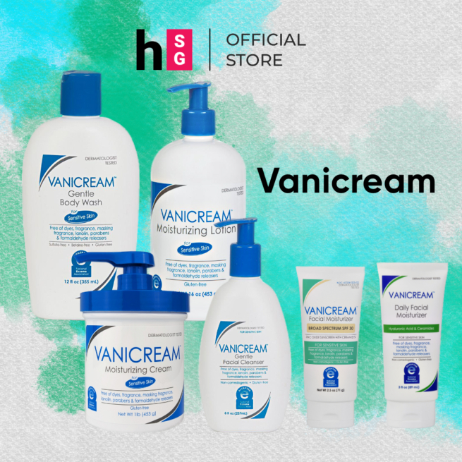 VANICREAM COLLECTION - Daily Facial Moisturizer/HC 1% Hydrocortisone ...