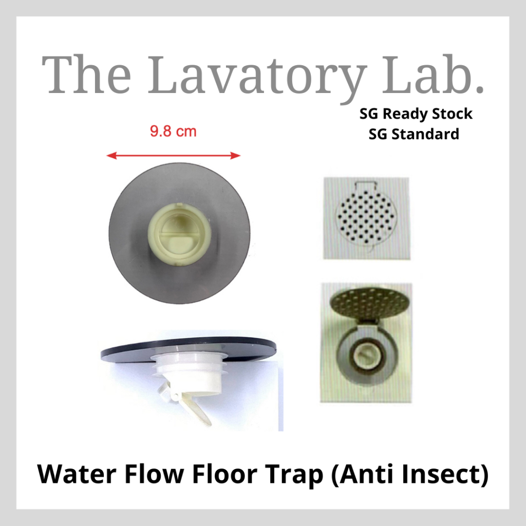 [SG Ready Stock] Anti-Insect / Anti-Odour Water Flow Floor Trap Modern ...