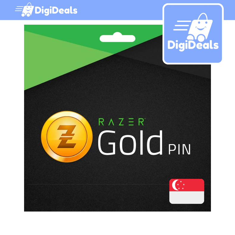 Razer Gold Wallet Pin SG Gift Card Top Up Topup Code | SGD 100 150 200 ...