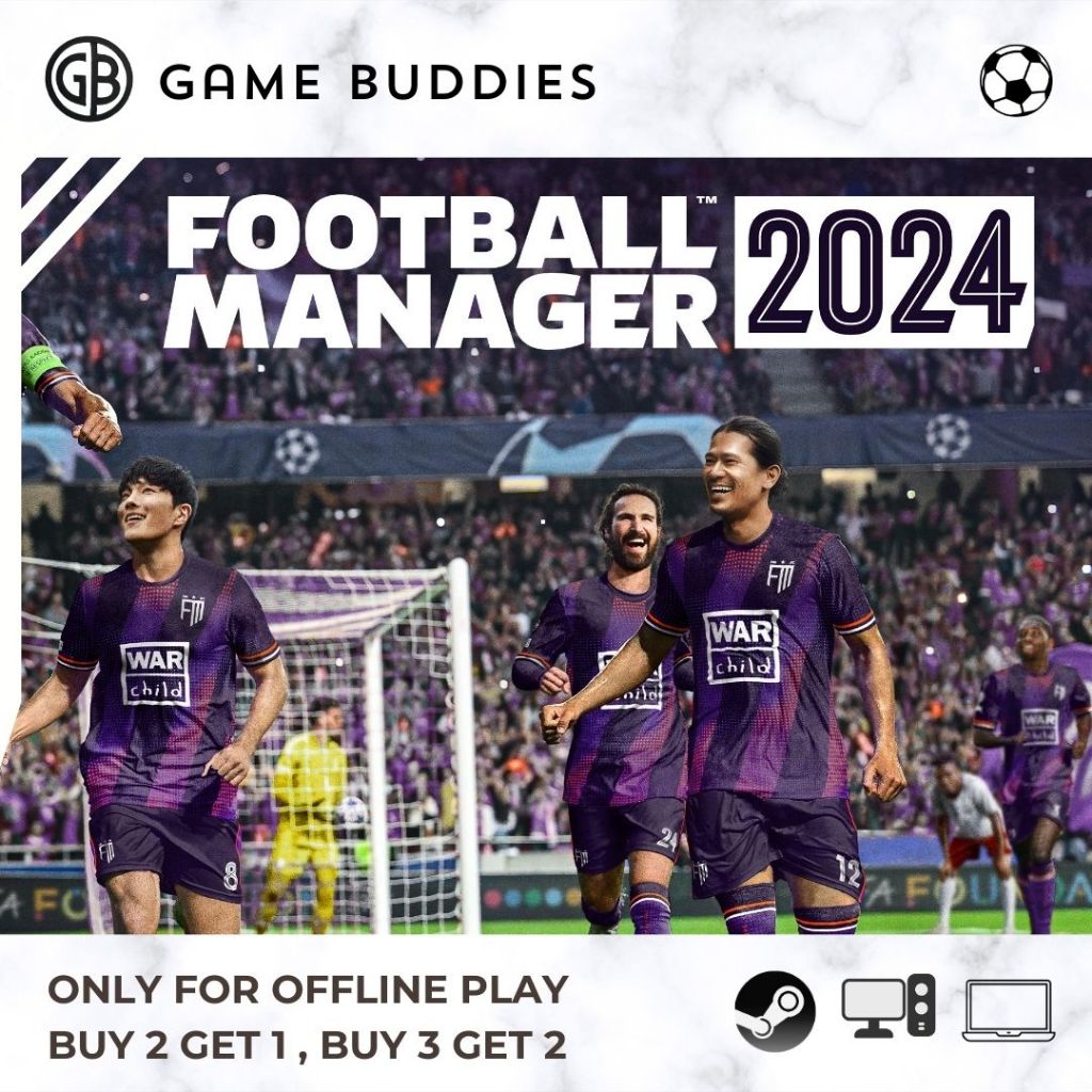 Football Manager 2024 [ Offline Share / Own Account ] Steam Game PC ...