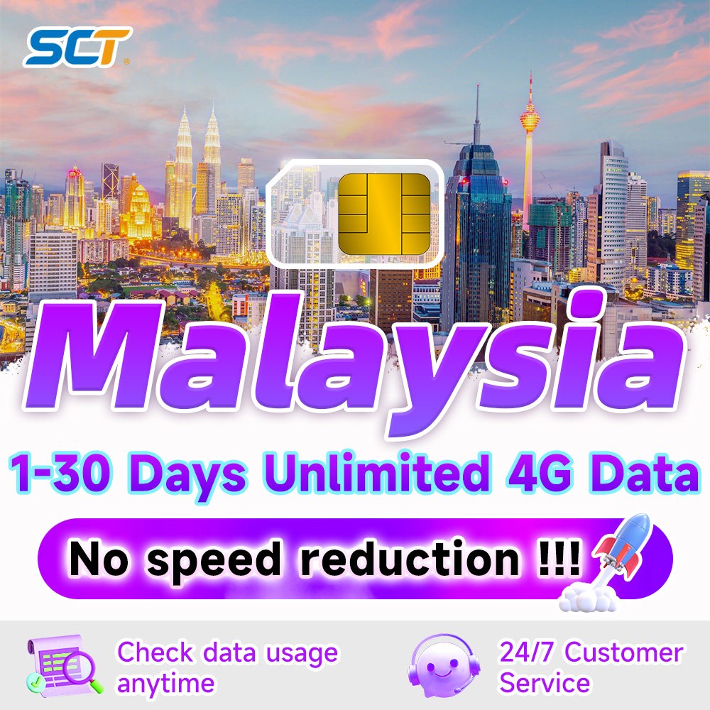 Malaysia SIM Card 1-30 Days Daily 500MB-3GB Unlimited 4G Data Maxis Digi Malaysia eSIM | Shopee ...