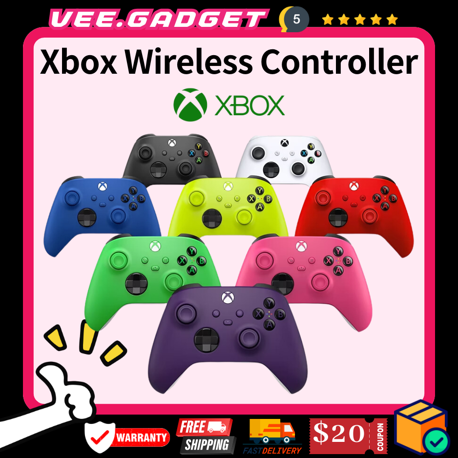 [Ready Stock] Xbox Controller Xbox Wireless Controller with PC Cable ...